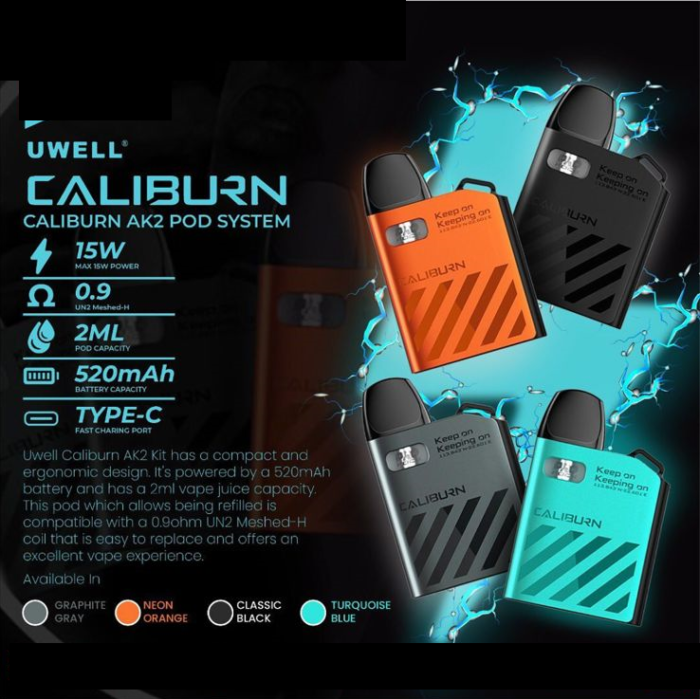 CALIBURN AK2 KIT | UWELL - Gold2Cloud